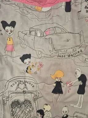 Handmade | Bags | Handmade Quilted Tote Bag Spooky Gothic Romance ...